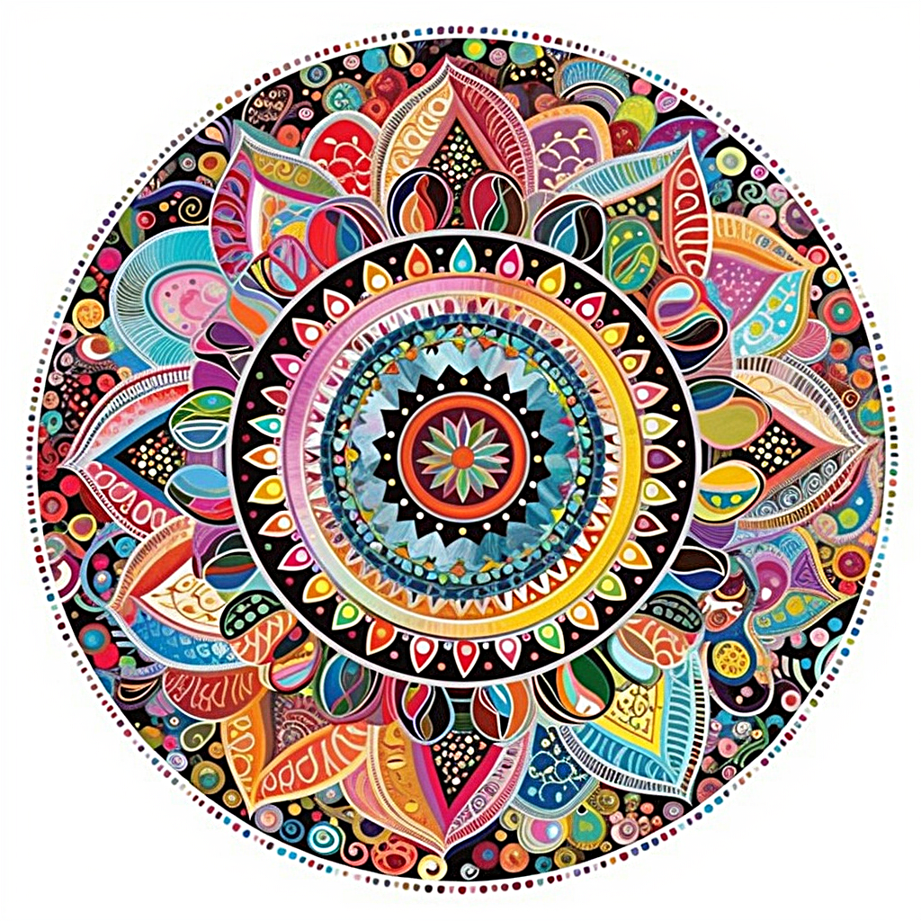 Mandala Paint By Numbers Kits UK MJ9512 — Artnumbers.co.uk