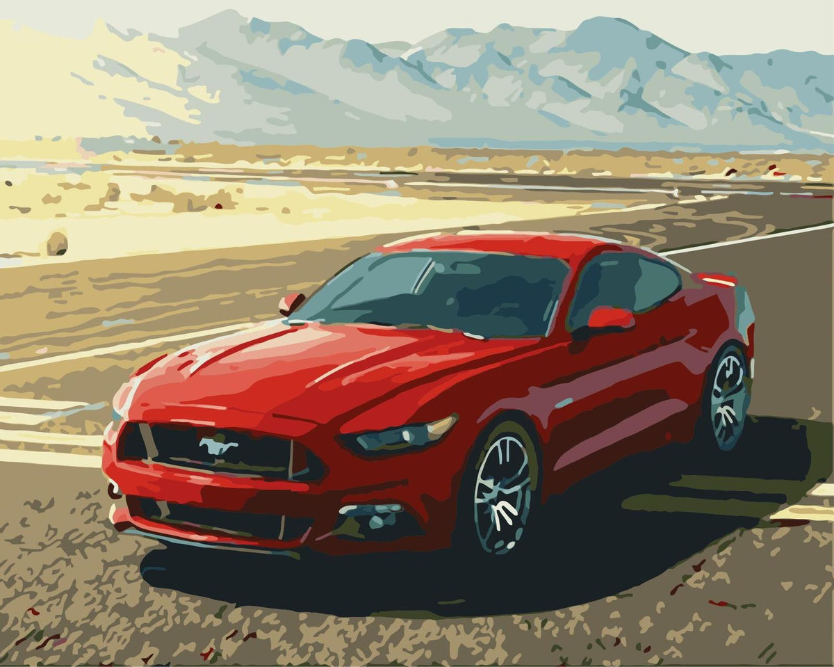 Car Diy Paint By Numbers Kits WM983 — Artnumbers.co.uk